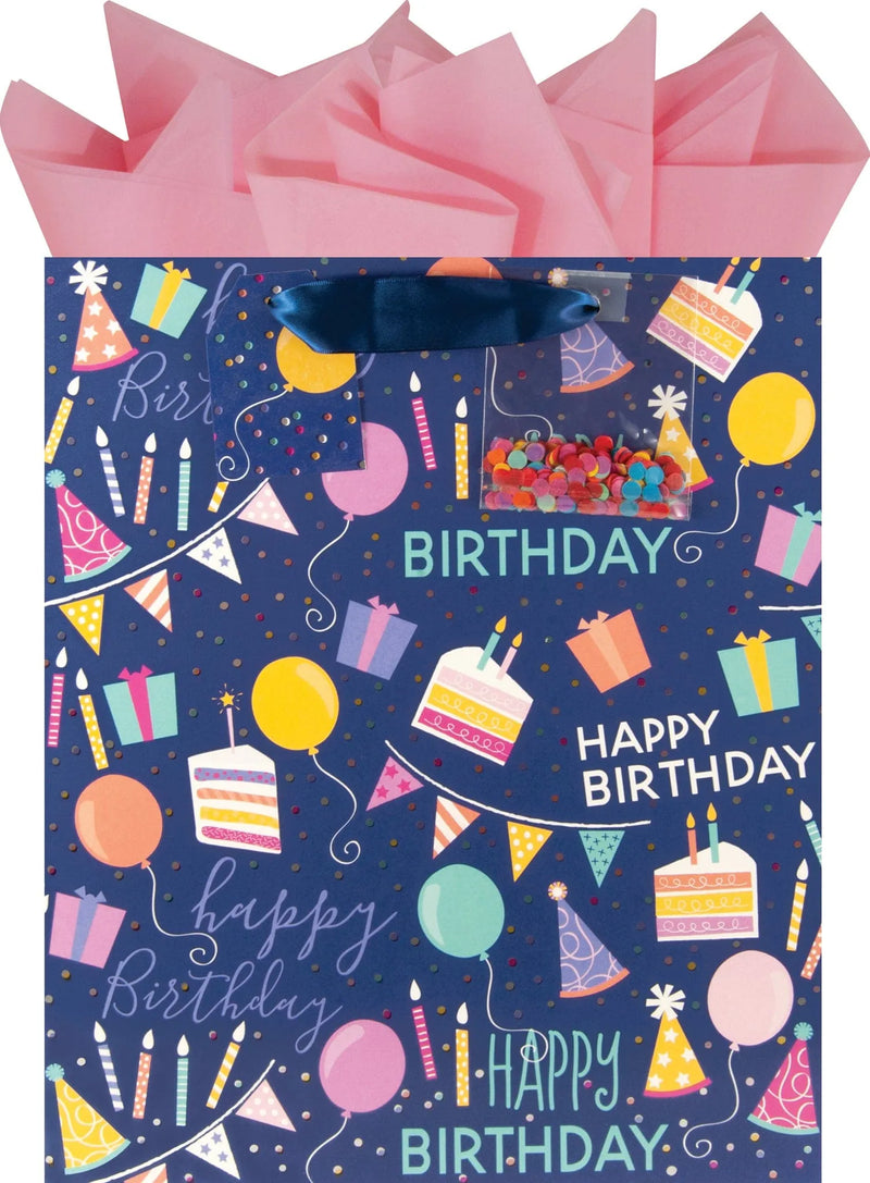 Large Surprise Party Birthday Gift Bag – Lemon And Lavender Toronto