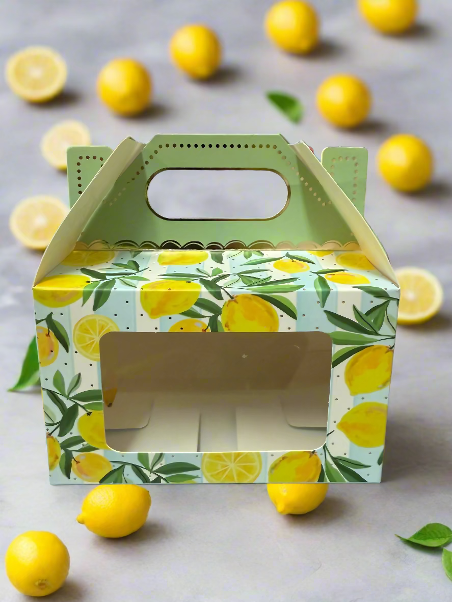 Lemon Themed Gift Box with Window – Lemon And Lavender Toronto