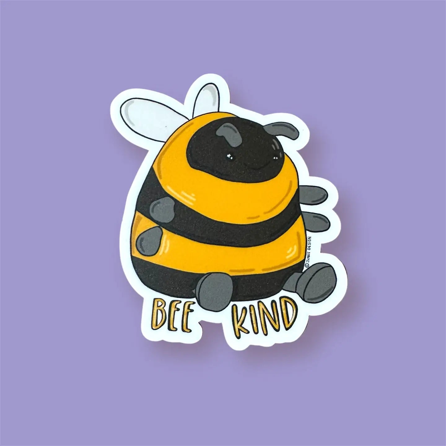 Bee Kind Vinyl Sticker – Lemon And Lavender Toronto