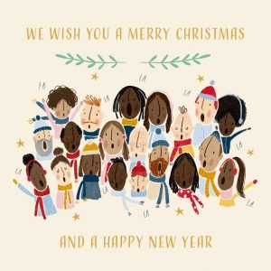 Carol Singers Christmas Cards Pack of 6 – Lemon And Lavender Toronto