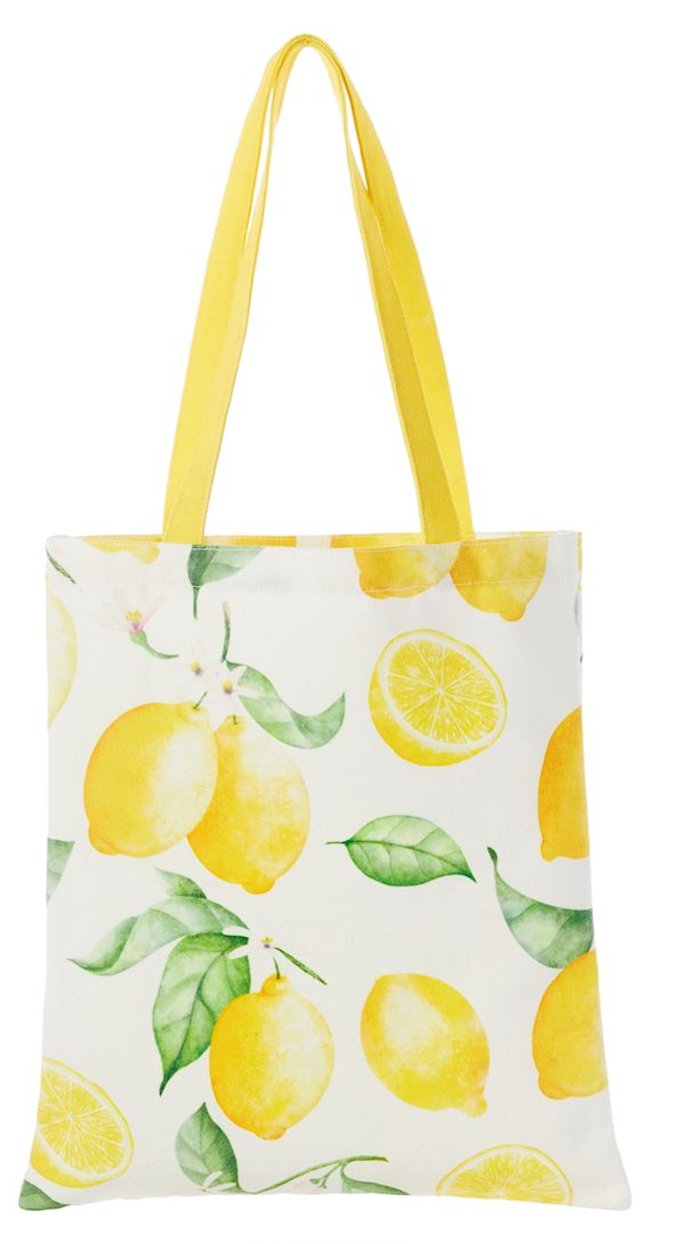 Lemon Canvas Tote Bag – Lemon And Lavender Toronto