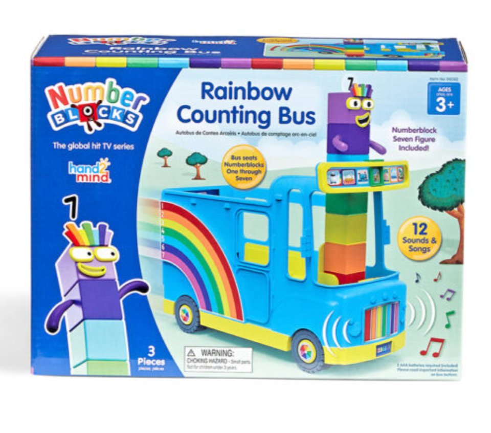 Number blocks Rainbow Counting Bus - Learning Resources – Lemon And ...
