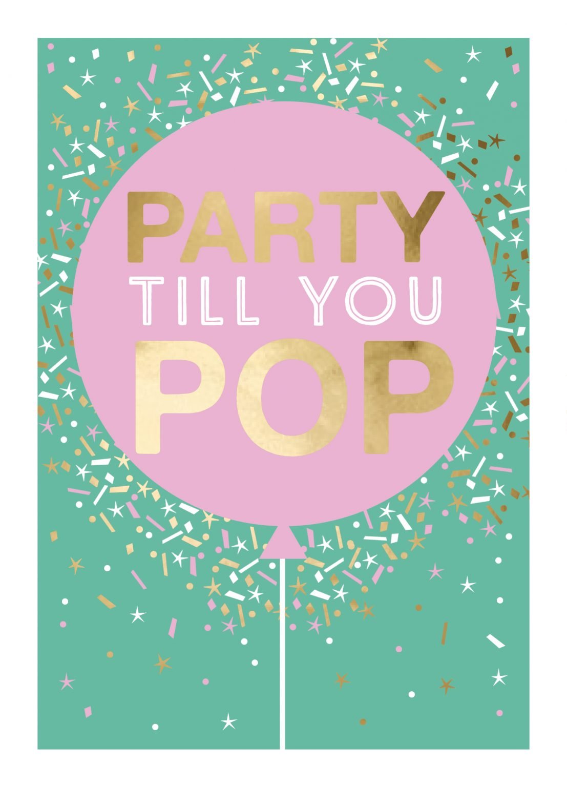 Party til you pop Card – Lemon And Lavender Toronto