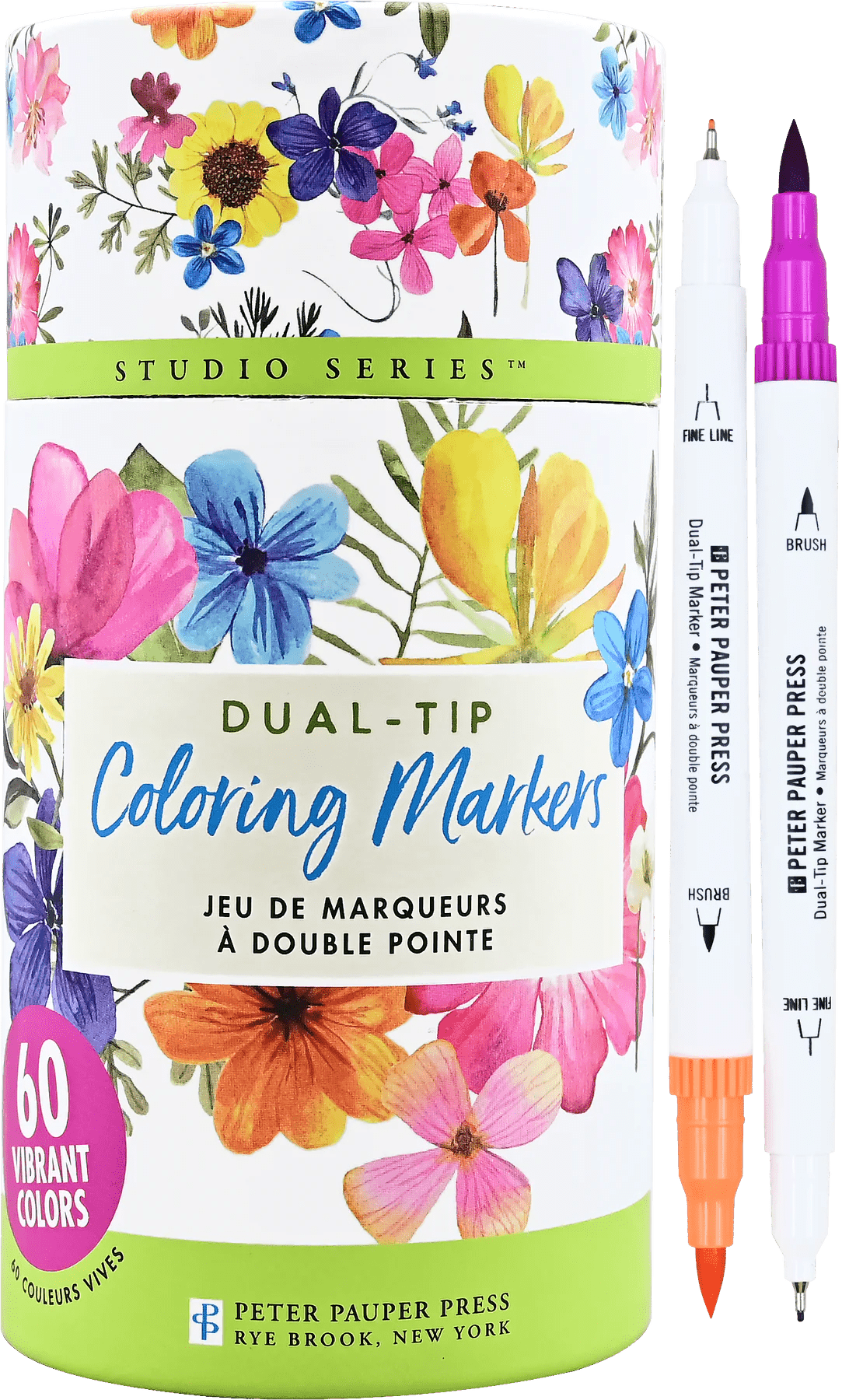 Studio Series Dual-Tip Coloring Markers (set of 60) – Lemon And ...