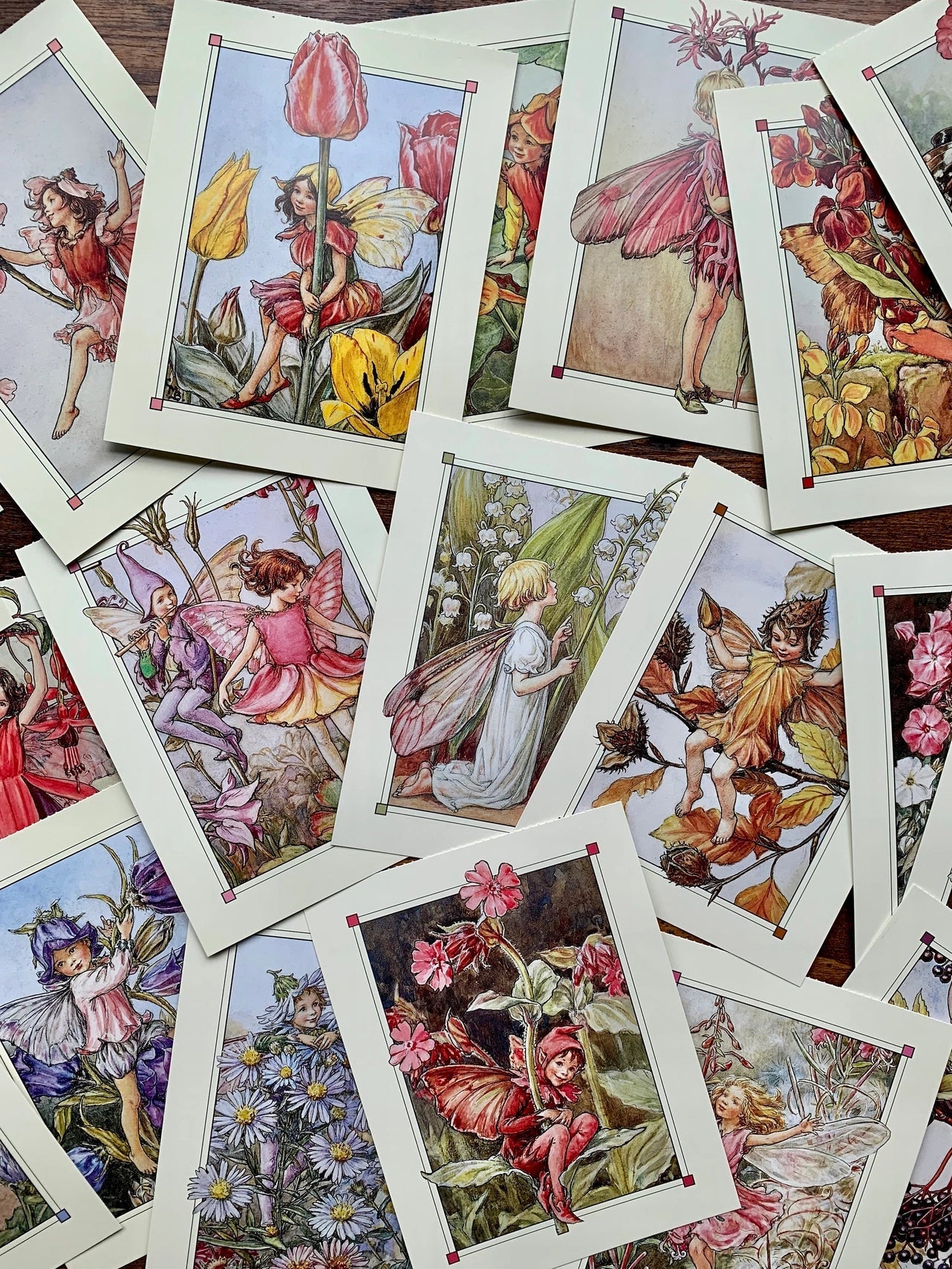 Vintage Style Fairies Postcards Prints - Set of 20 Assorted – Lemon And ...