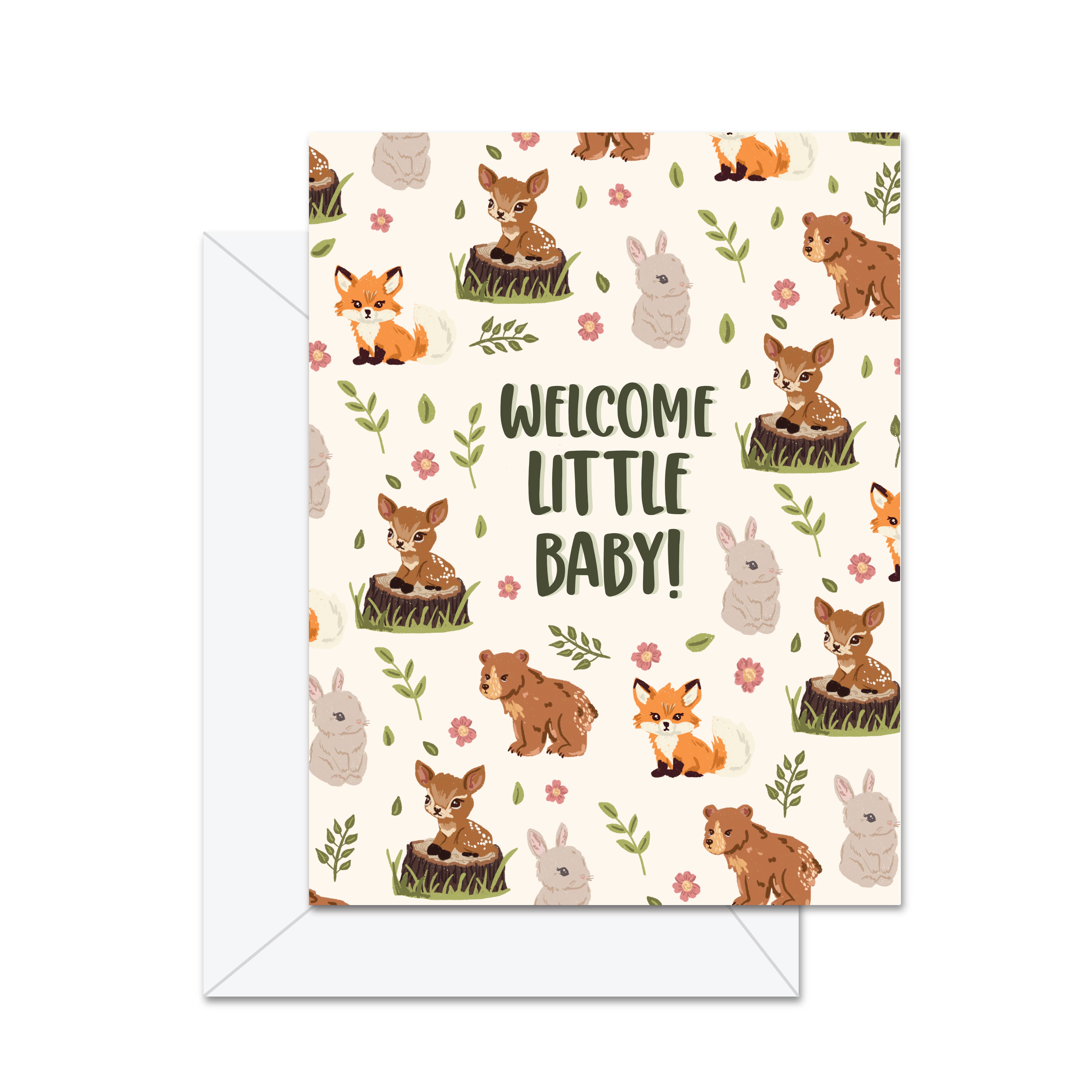Welcome Little Baby! - Greeting Card – Lemon And Lavender Toronto