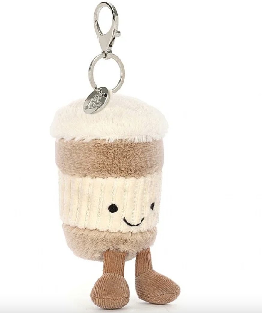 Amuseable Coffee ☕️ -To-Go Bag Charm-Jellycat – Lemon And Lavender Toronto