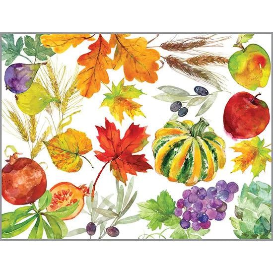 Blank Note Card Box - Bountiful Harvest – Lemon And Lavender Toronto