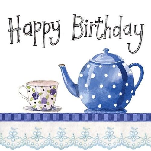 Happy Birthday Tea- Mini Card – Lemon And Lavender Toronto