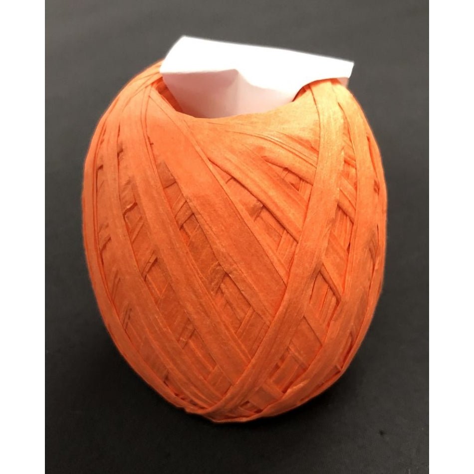 Paper Raffia Orange Colour – Lemon And Lavender Toronto